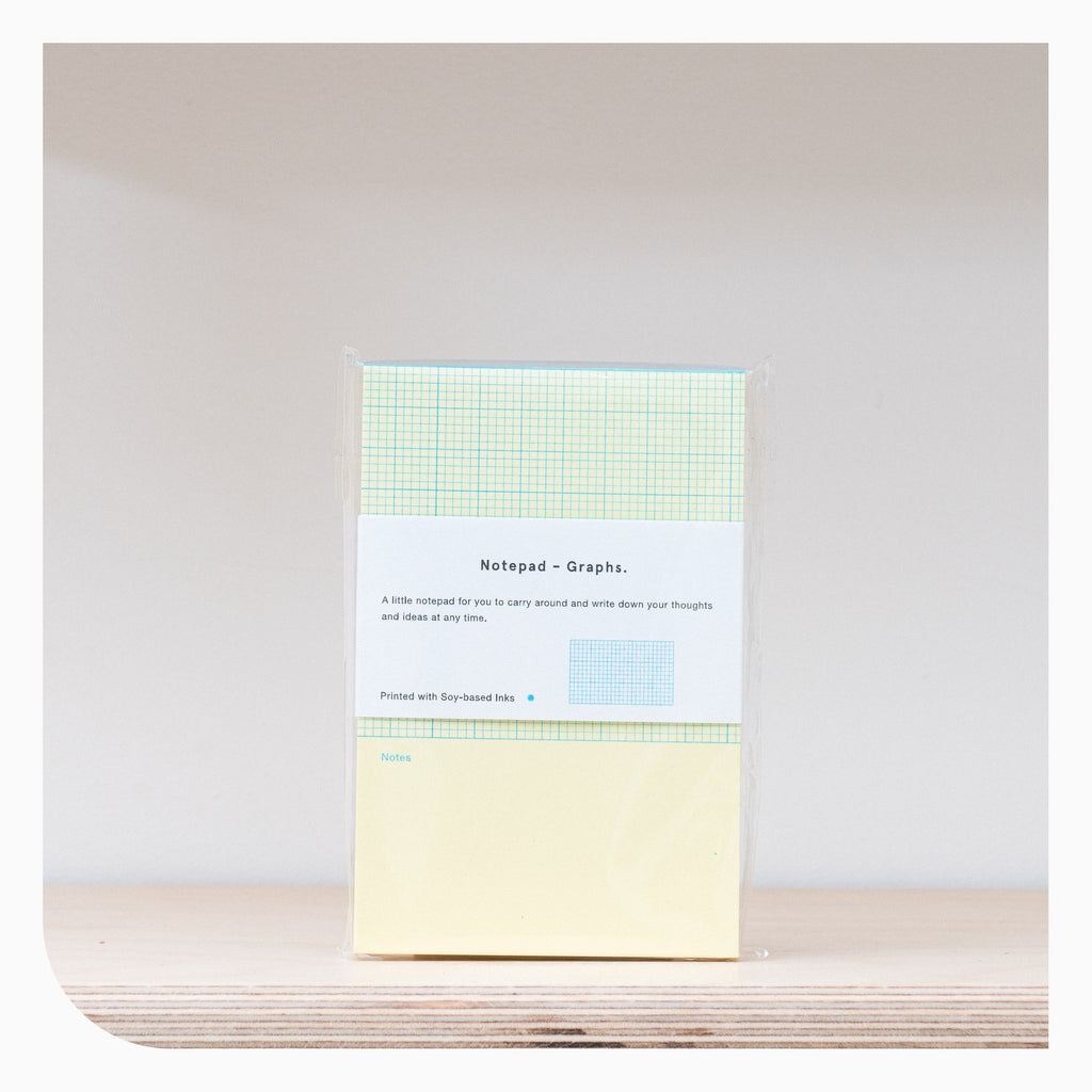 Before Breakfast Mini Notepad - Graphs – mlkwood store